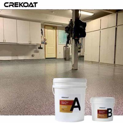 China Veelzijdig ontwerp Epoxy Flake vloercoating met metalen vlokken Unieke look Te koop