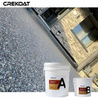 China Water Based Pebble Stone Epoxy Eco-Friendly Formulation For A Flooring for sale