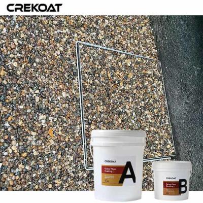 China Quick Curing Pebble Stone Epoxy Anti-Microbial Surface For Improved Hygiene for sale