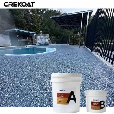 China High Gloss Finish Polyaspartic Floor Coating Seamless Easy To Clean for sale