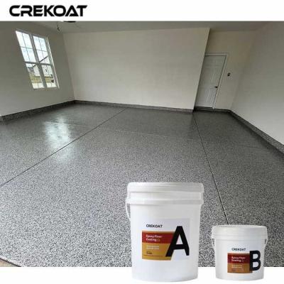 China 3D vloercoating met epoxy ingebedde metalen vlokken voor schimmerend effect Te koop