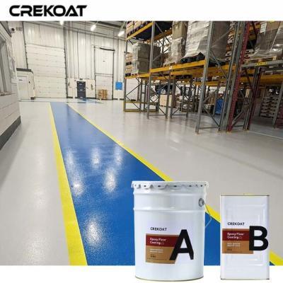 Industriële epoxyvloercoating bestand tegen vorkheftruckverkeer zwaar materieel