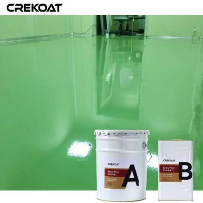 China Industrial Epoxy Floor Coating Self-Leveling Creates Smooth Mirror-Like Finish for sale