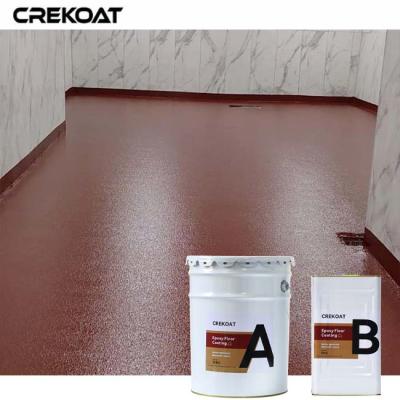 China Water Based Epoxy Floor Paint with 5:1 Mix Ratio and 12 Months Shelf Life for Food Beverage Processing for sale