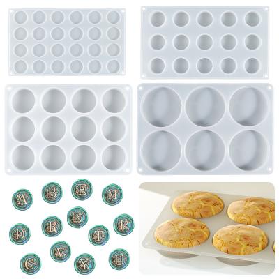 China DIY crystal dropper grinding tool, fire paint envelope sealing, circular cake biscuit baking, silicone mold for sale