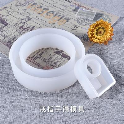 China DIY crystal dropper direct facing three-dimensional bracelet mold irregular ring silicone mold wholesale for sale