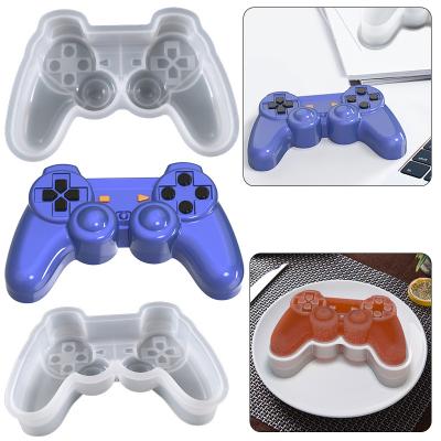 China DIY crystal dropper mold irregular game controller table ice grid silicone mold for sale