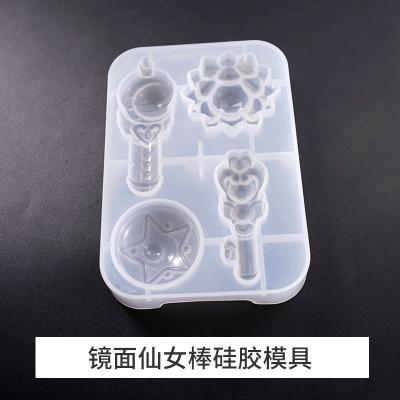 China Dropping Glue Mold, Magic Wand Mold, Fairy Wand, Princess Magic Array, Mirror Silicone Mold for sale