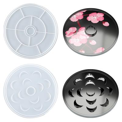 China DIY Crystal Dropping Glue Mold Creative False Eyelash Sticker Storage Box Silicone Mold Spot Wholesale for sale