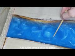 BPA Free Food Safe Clear Epoxy Resin For Wood Table Art Crafts