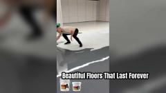Epoxy floor paint. Beauty is just the appearance; durability is the essence.