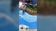 I want to leave a river at home
No need for water, just resin