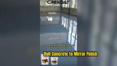 Can concrete become a mirror? Epoxy floor paint gives you the answer.