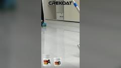 The first time using epoxy colored sand floor paint, it's easier to operate than expected!