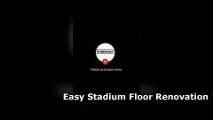 Do you want to renovate the stadium? Don't hesitate to apply acrylic paint directly!
