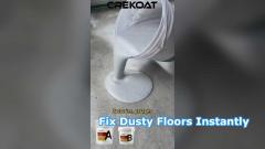 Use epoxy colored sand floor paint