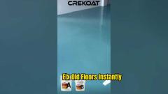 just scrape off a layer of epoxy colored sand floor paint.