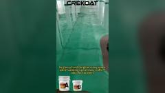 Ugly concrete? One bucket of epoxy floor paint solves it.