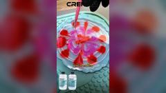 Don't blink, watch epoxy resin freeze beauty into eternity