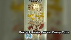What's the most satisfying moment of making epoxy resin crafts?