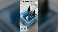 Fill every crack of time with epoxy resin.