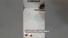 Epoxy colored sand floor paint resists acids, alkalis, salts, and oil stains.