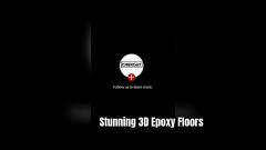 Epoxy colored sand floor paint. Turning floors into three dimensional paintings.