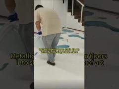 Why does metallic epoxy flooring steal the show every time?