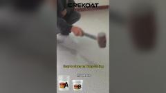 Epoxy colored sand floor paint | Pressure resistant, oil resistant, and slip resistant
