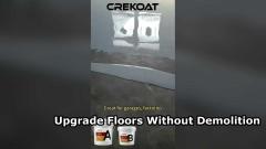 Don't smash it! Don't change it! Directly apply epoxy colored sand floor paint