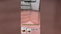 The upgrade of old floors relies on epoxy colored sand floor paint