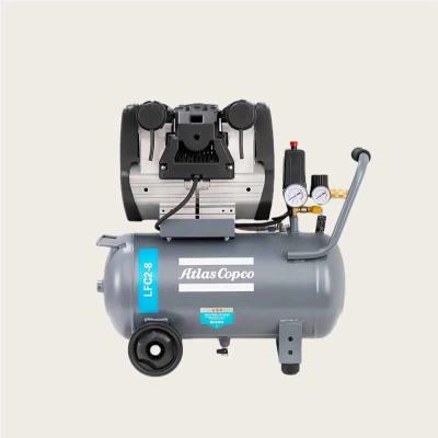 China Atlas Copco Oil Free Lubrication Direct Connected Portable Air Compressor LFC2-8 for sale