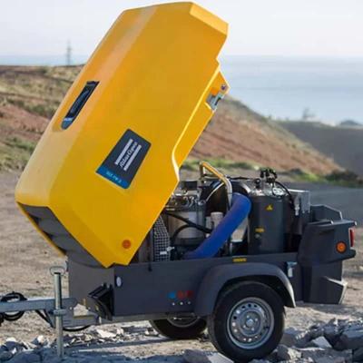 China XAS 88-7 Portable Diesel Screw Air Compressor Atlas Copco For Industrial Construction for sale