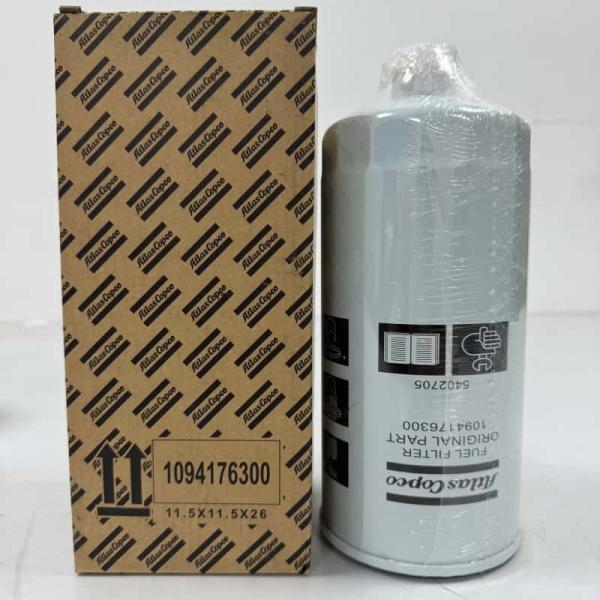Quality Genuine Original Atlas Copco Oil Filter with 10 Micron Absolute Filtration and Silicone Anti Drainback Valve for Screw Compressors for sale