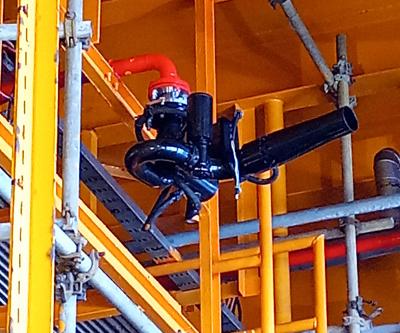 China Grote Ruimtede Straalkachelmonitor van het Brandblusapparaatwaterkanon 0.8MPa Te koop