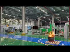 Automatic Fire Fighting Monitors on site testing