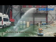 High Pressure Automatic Fire Water Monitor DC 36V 0.6Mpa Quick Response