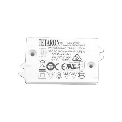 Chine 50 / 60Hz 51.5x33x17 Universal LED Driver LETARON 170 / 300mA 3.6 / 4W à vendre