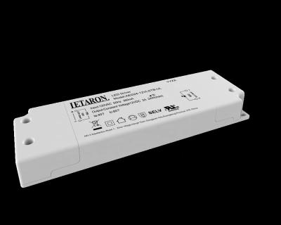 Chine 1000 / 2000mA LETARON Super Slim LED Driver 12 / 24VDC 24W 120VAC à vendre