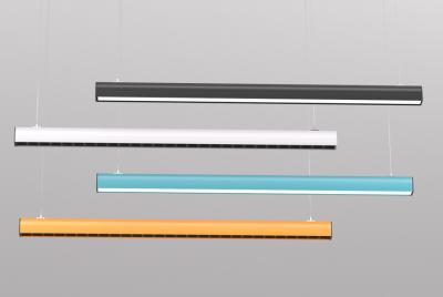 Cina LETARON Lampada a Sospensione Lineare a LED (hover + griglia) Lampadario Dimmerabile Luce per Isola Cucina 4 Colori Lampadario Lineare Moderno per Sala da Pranzo Ufficio Domestico Studio Bar in vendita