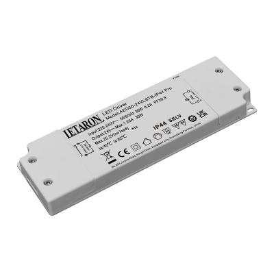 China 18 Year Factory Integrated Driver and Sensor Solution IP44 EU Ultra-Thin Conventional Low Voltage 30W Letaron LED Driver Power Supply for sale