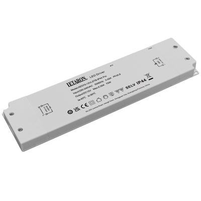 China 75W 12V 24V Super Slim High Efficiency IP44 LED Driver for LED Strip Light for sale