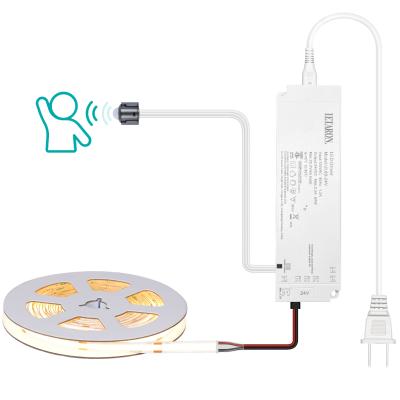 China 24V Super Bright High Lumen Led Shelf Light 3000K Warm White 5m Dimmable PIR Sensor LED Lighting for sale