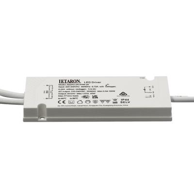 China IP44 Waterproof Led Driver Slim Led Transformer 40w 24vdc for sale