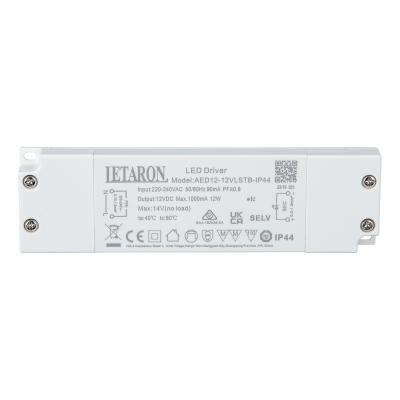 China EU Super Slim IP44 LED Driver Waterproof 12W Output for Bathroom Lighting for sale