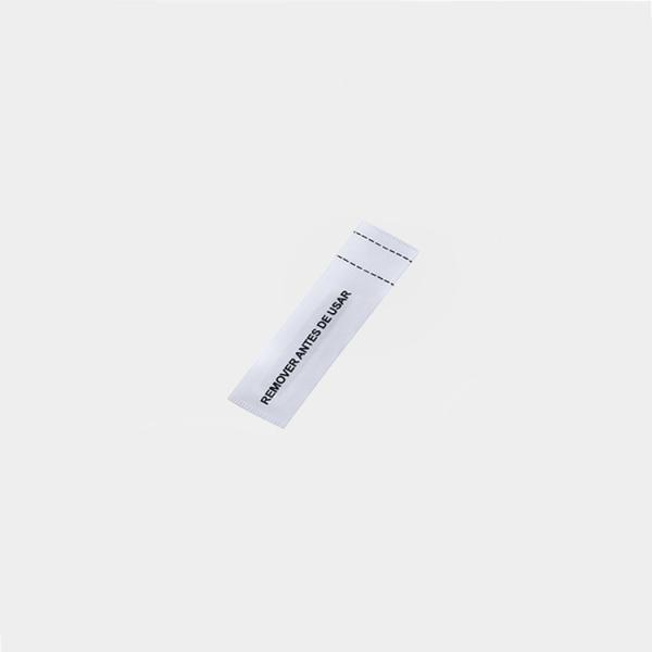Clothing EAS Security Label 58khz 65*20mm Custom Sewing Labels Retail Shop