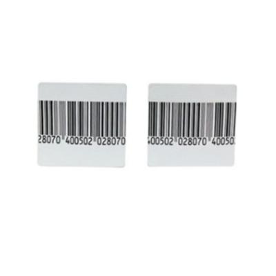 China Het Anti-diefstal Etiket van QIDA voor Kostbaarheden met Streepjescode en Lege Verscheidenheidsdimensie Mini Deltamarkering Te koop