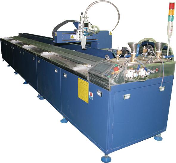 Two Component PU Filling Machine LED Light Strips and LED in Aluminum Housing Profiles
