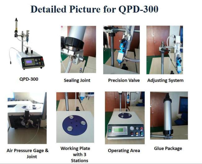 Desktop Gluing Dispenser for LED Bulb Lamp (QPD-300)