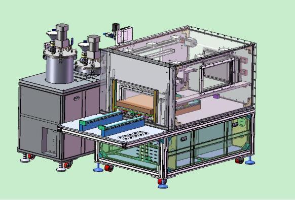 Quality Two Components Vacuum Chamber Automatic Mxing Machine
